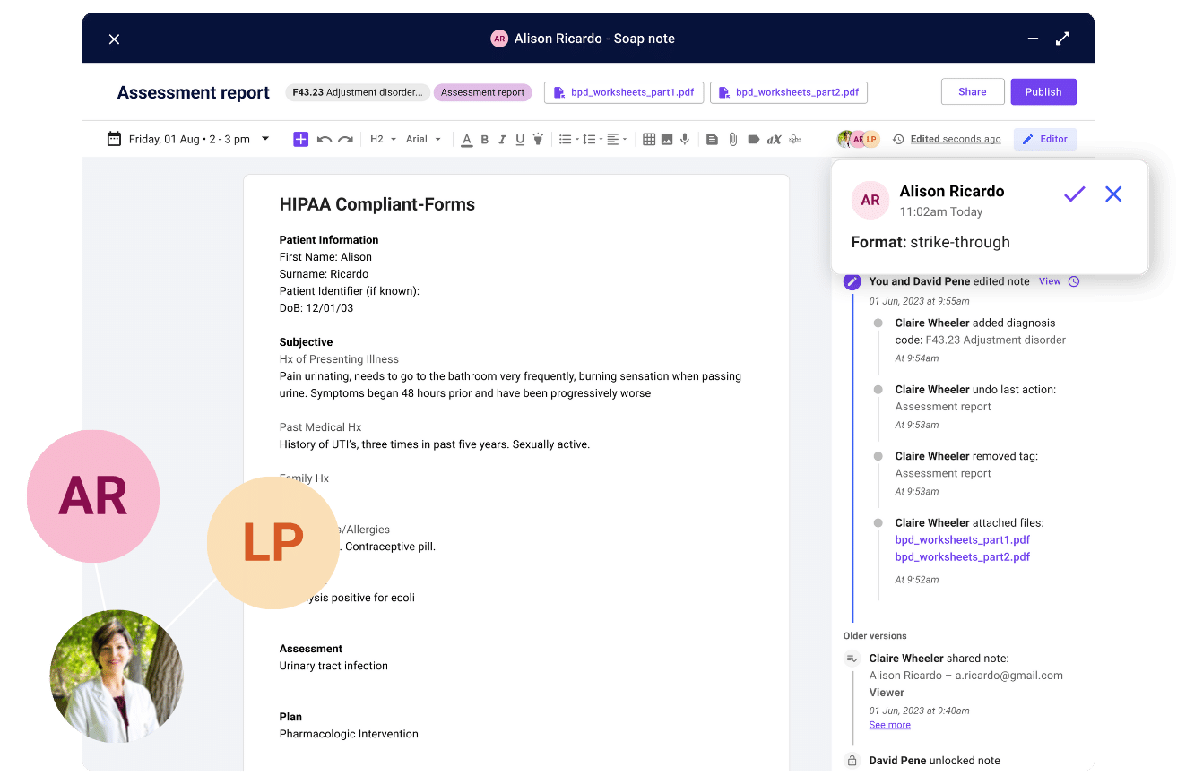 HIPAA-compliant online forms